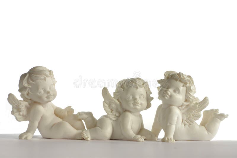 Cherubs sitting stock photo. Image of angel, small, close - 64615284