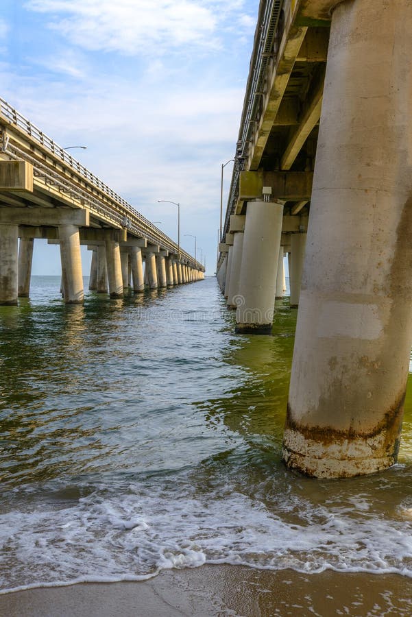 Chesapeake Bay Bridge stock image. Image of beach, chicks - 32820023