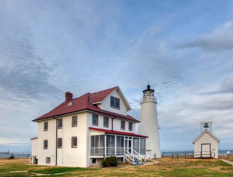 Thomas Point Lighthouse stock photo. Image of chesapeake - 13179662