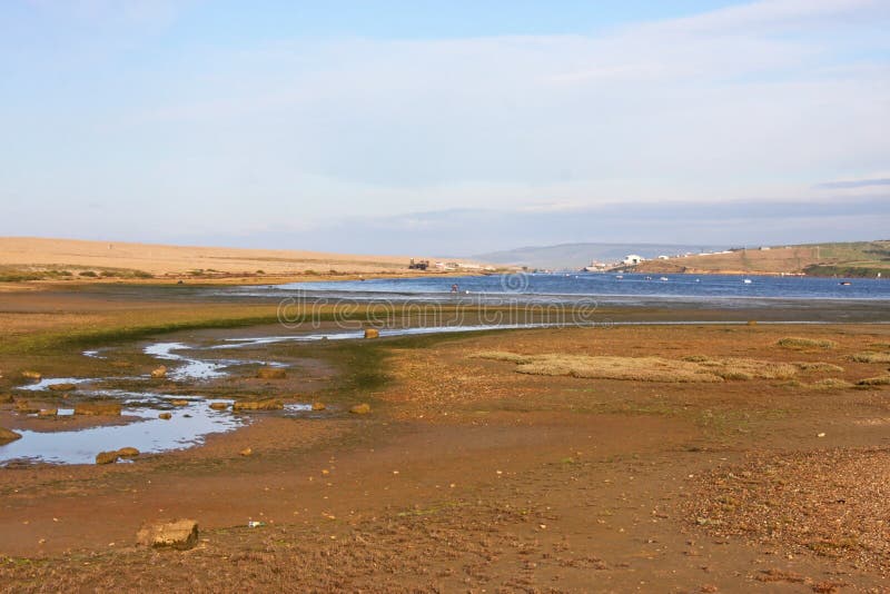 Chesil Bank stock image. Image of weymouth, river, town - 41977977