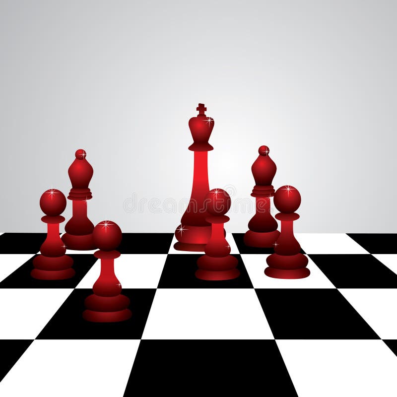 Fantasy Chess stock illustration. Illustration of backdrop - 30420434