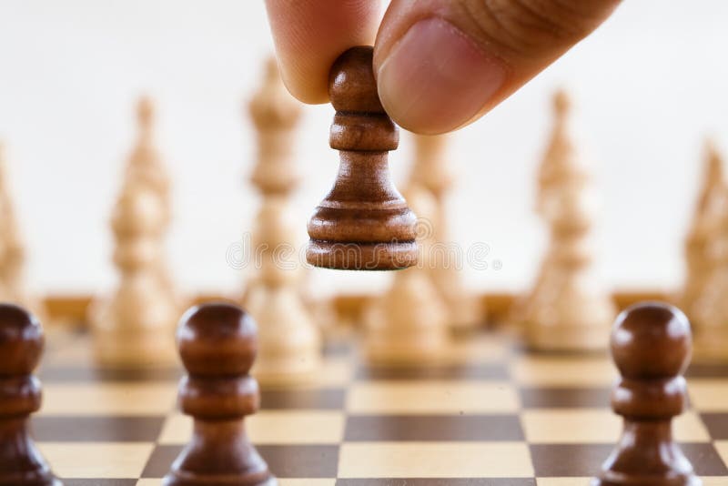 Chess and hand stock image. Image of strategy, kasparov - 429083
