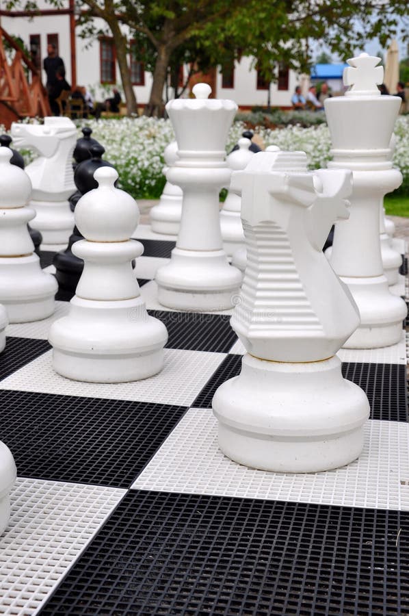 Giant chess editorial stock photo. Image of huge, giant - 32029108