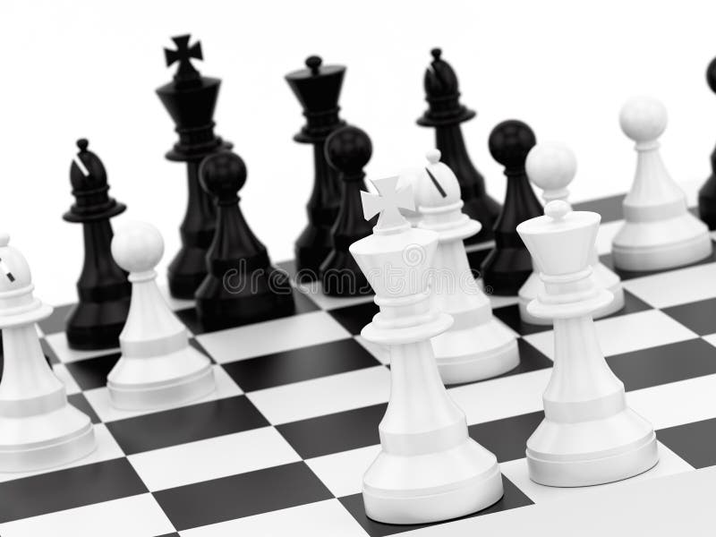 Fantasy Chess stock illustration. Illustration of backdrop - 30420434