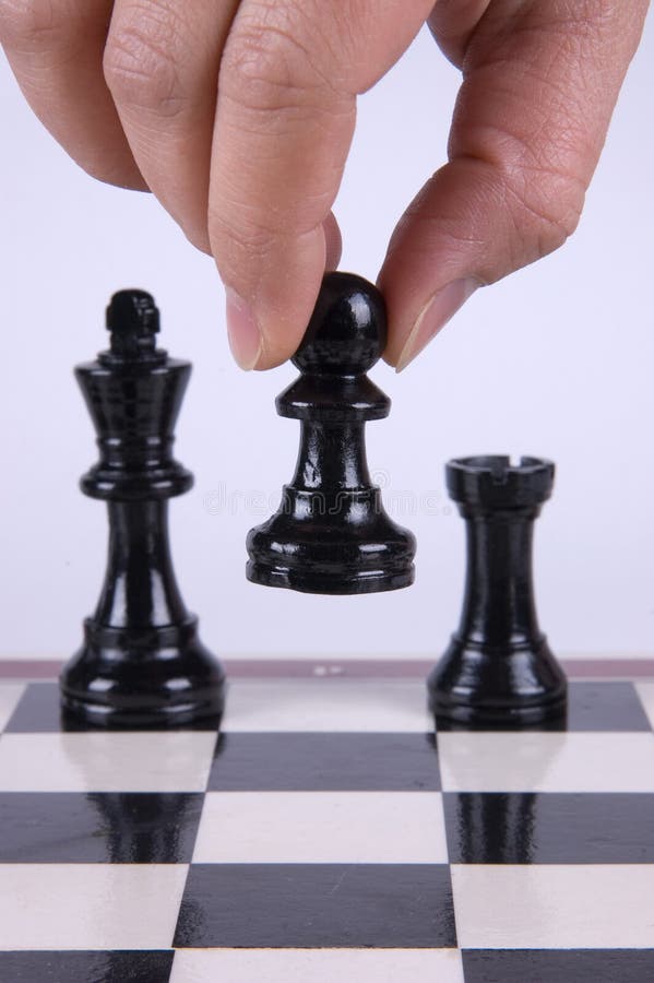Chess move stock image. Image of skill, hand, move, challenging - 831561