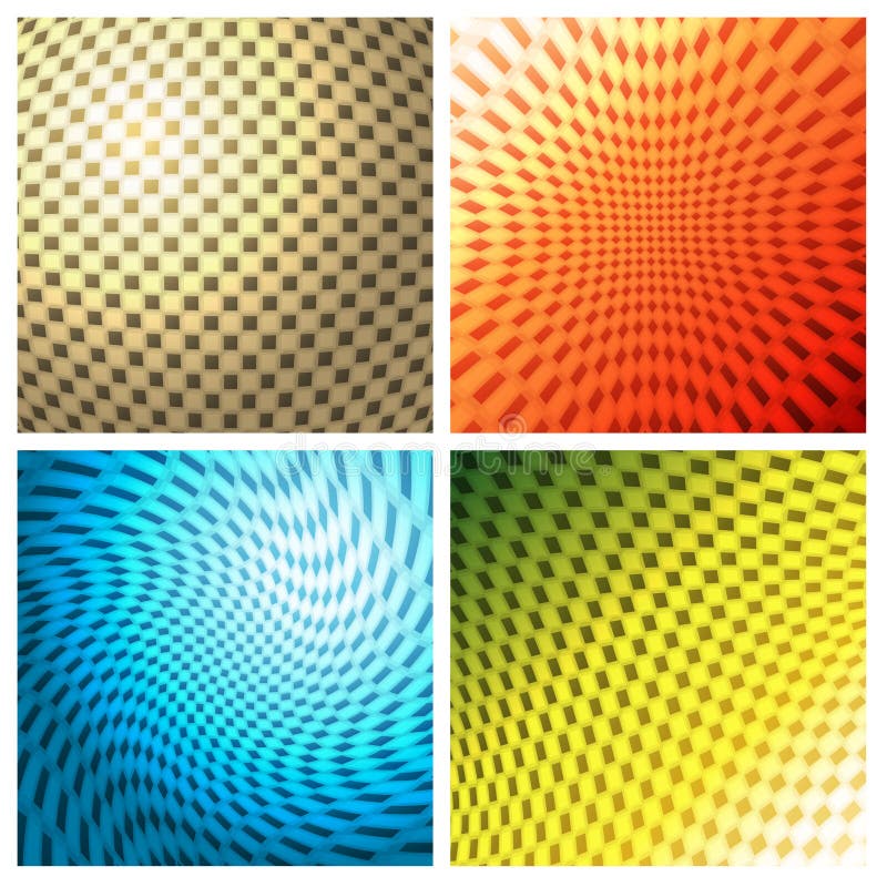 Twisted Checkerboard Stock Illustrations – 178 Twisted Checkerboard ...
