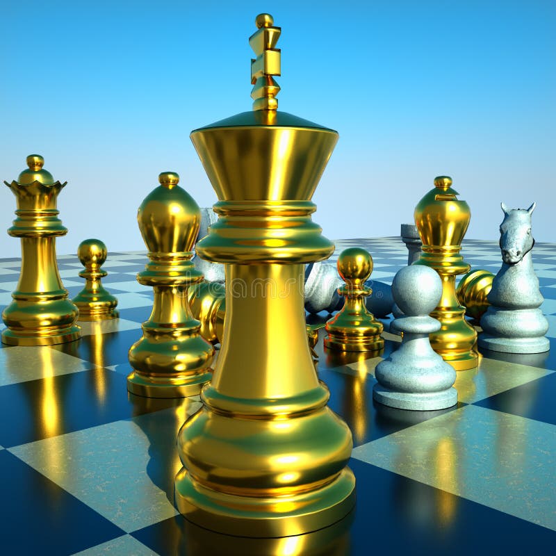 Chess Battle stock illustration. Illustration of piece - 85454985