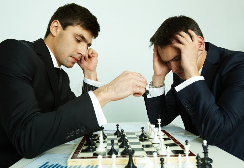 Chess battle stock photo. Image of chess, people, male - 25443506