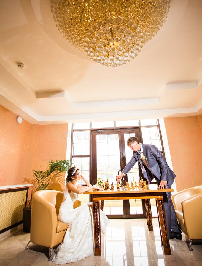 Bride Play with Soap-bubble and Joy Smile Stock Image - Image of groom ...