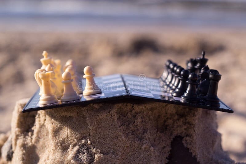 Beach chess stock photo. Image of vacancy, relax, sport - 13463212