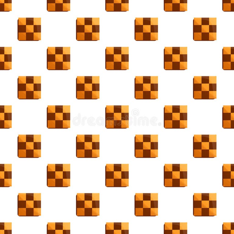 Chess Biscuit Pattern Seamless Vector Stock Vector - Illustration of ...