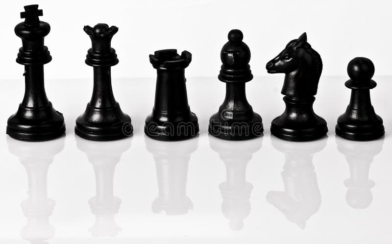 Chess black soldiers stock image. Image of pawn, strategy - 54135093