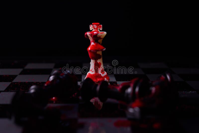 Chess board blood game stock image. Image of business - 220443567