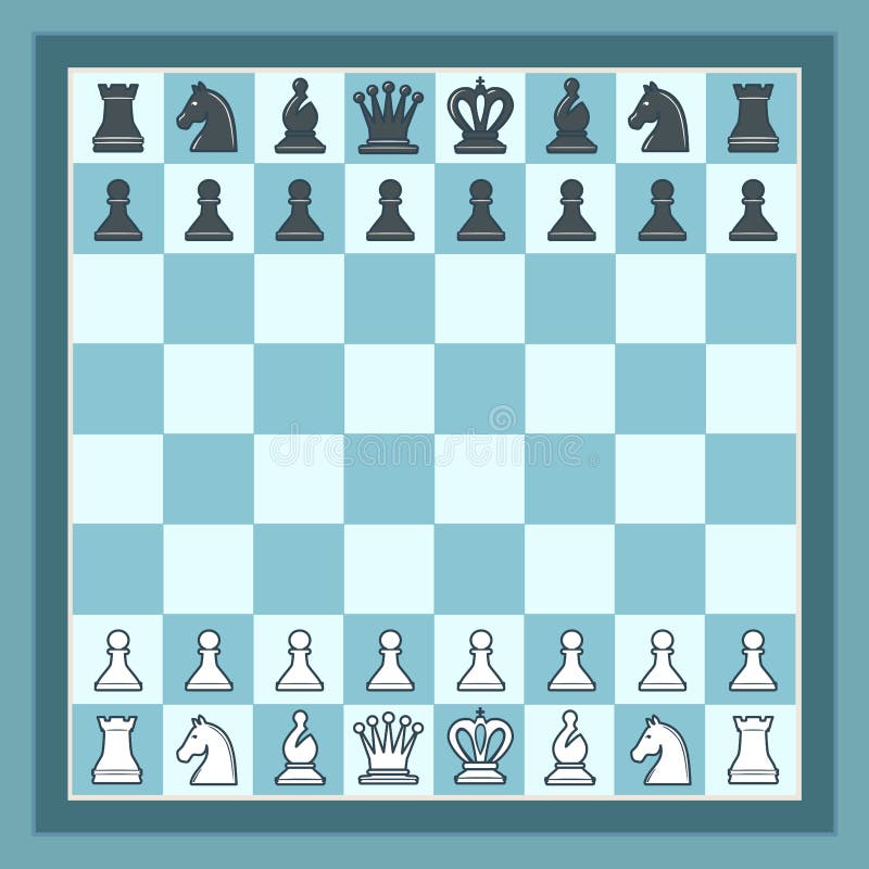 Blue Board Chess Stock Illustrations – 2,619 Blue Board Chess Stock ...