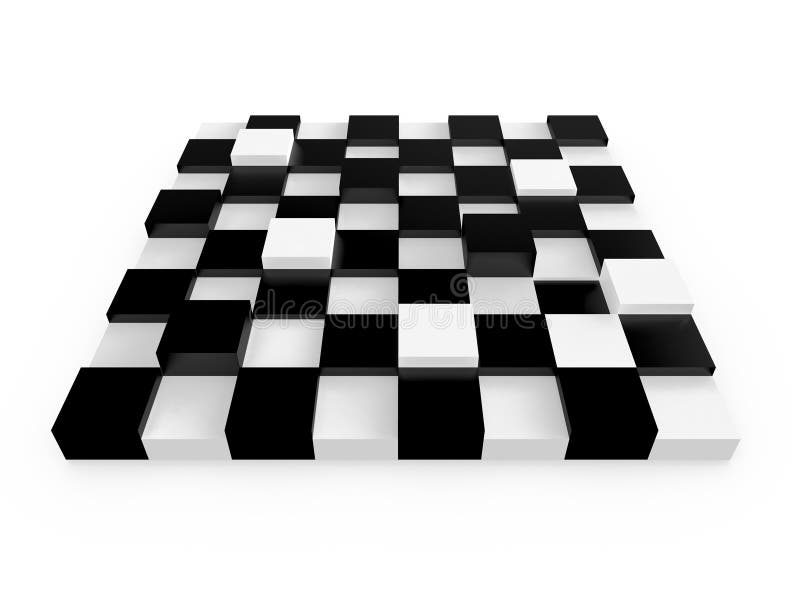 Empty chess board stock illustration. Illustration of color - 8880937