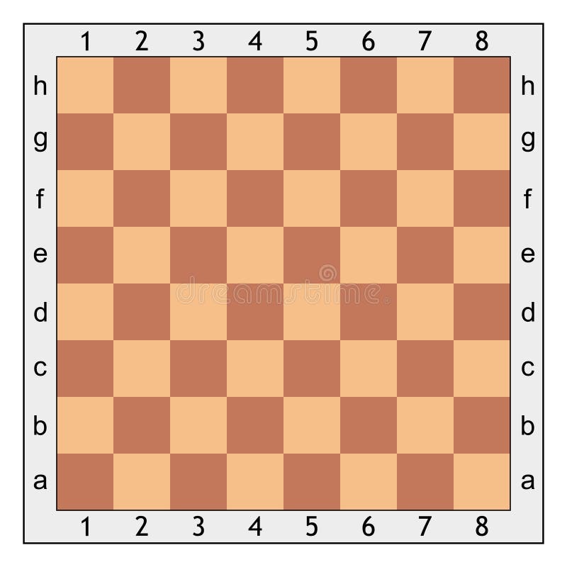 Chess Board for chess game stock vector. Illustration of square - 85676456