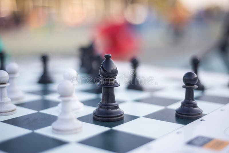 A Chess Board with Chess Pieces. Chess is an Interesting Board Logic ...