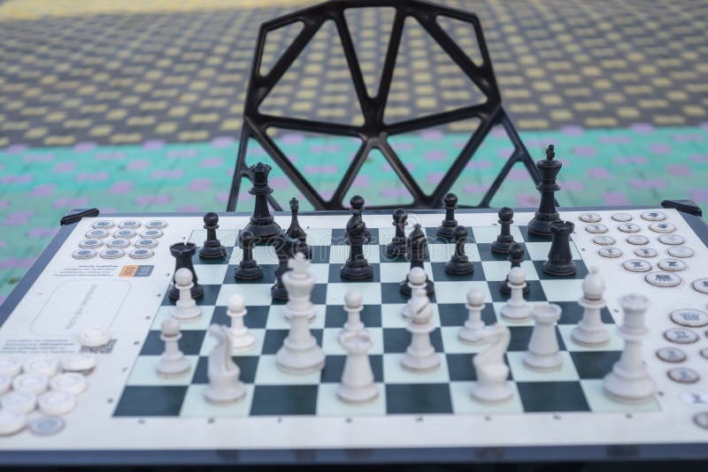 A Chess Board with Chess Pieces. Chess is an Interesting Board Logic ...