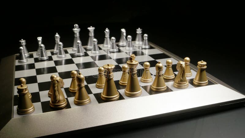 Chess Board in Black and White Tone Footage Stock Footage - Video of ...