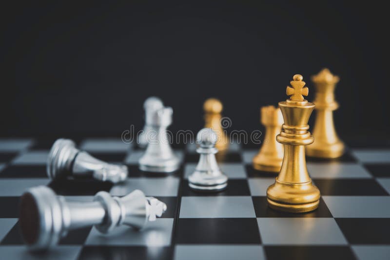 Chess Board - a Competitive Business Idea To Succeed. Stock Image ...