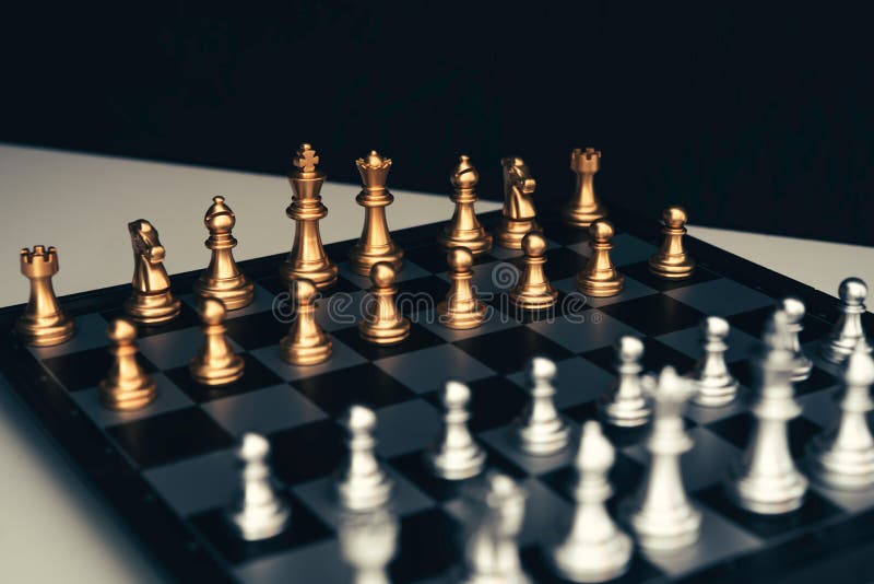 Chess Board - a Competitive Business Idea To Succeed. Stock Image ...