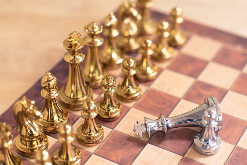 Chess Board Game, Business Competitive Concept Stock Photo - Image of ...