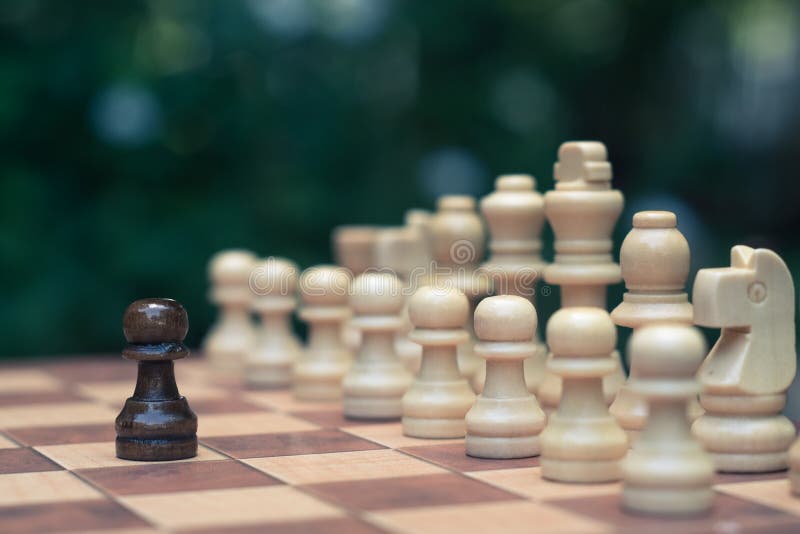 Chess Board Game, Business Competitive Concept Stock Image - Image of ...