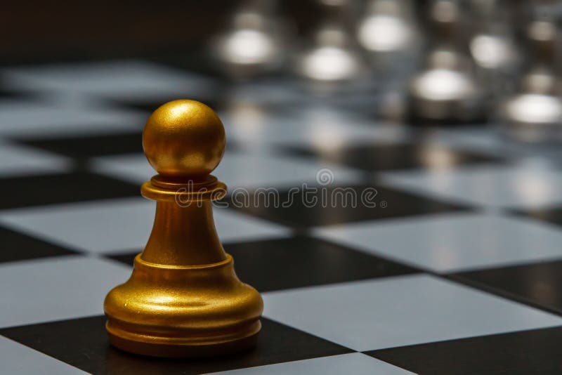 Pawn figure on the board stock image. Image of figure - 245142077