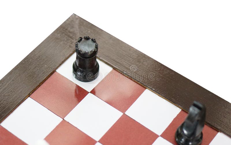 Chess Board Game with Pieces in the Squares Stock Photo - Image of ...