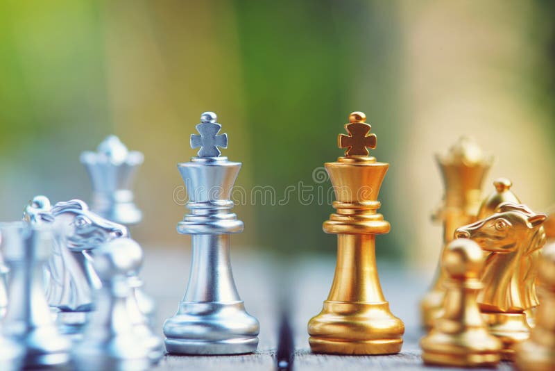 Chess Board Game, Business Competitive Concept Stock Photo - Image of ...