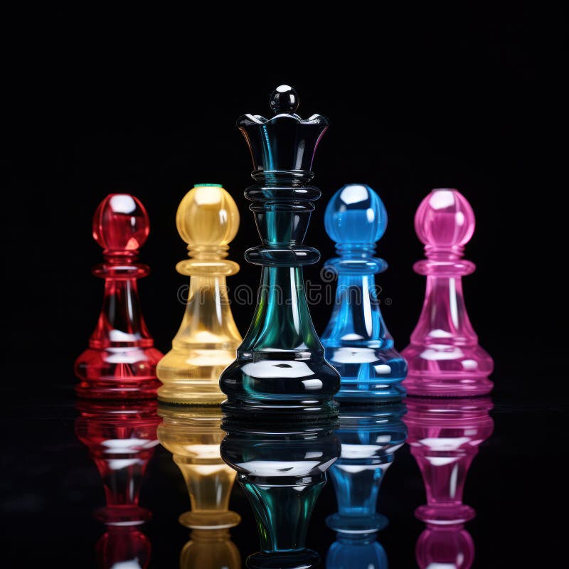 Chess Board Game To Represent the Business Strategy with Competition ...