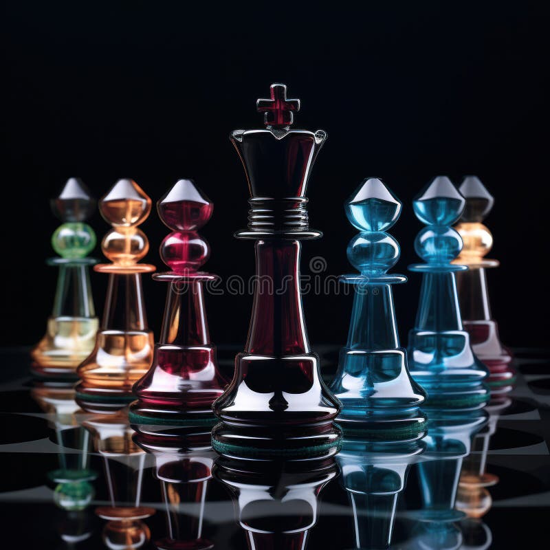 Chess Board Game To Represent the Business Strategy with Competition ...