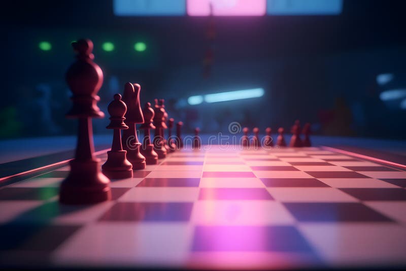 Chess Board Game To Represent the Business Strategy with Competition ...