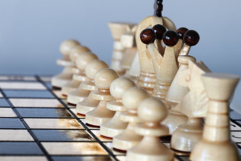 Chess Board before Gameplay Stock Image - Image of chessboard, force ...