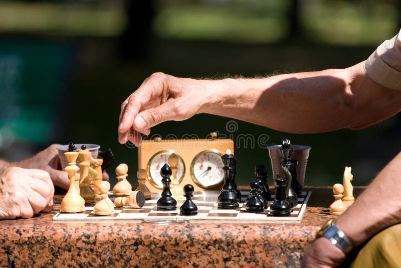 Chess board and hands stock image. Image of detail, checkmate - 11567061