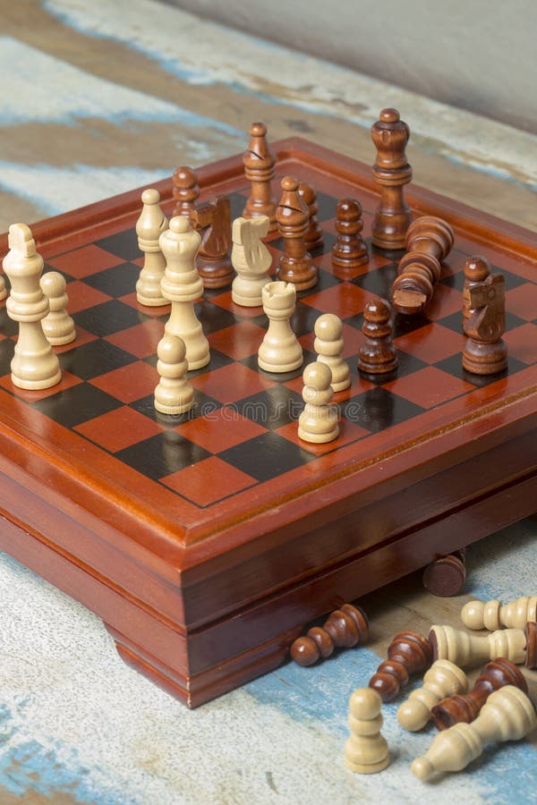 Chess Board Overview Game Finished Checkmate Stock Photos - Free ...