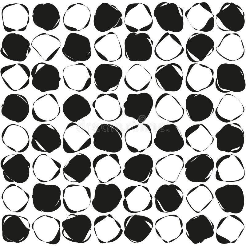 Chess Board Pattern. Black White Squares. Checkered Tile Design. Vector ...