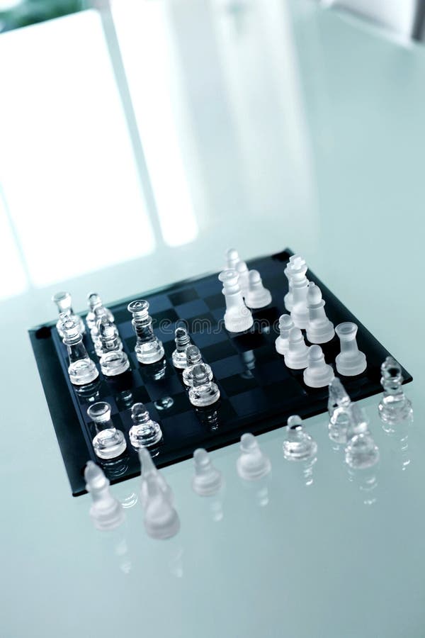 Chess Board and Chess Pieces on the Floor Stock Image - Image of living ...