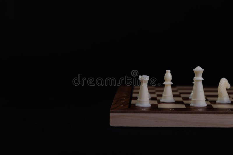 Chess Board with Pieces. Game Concept. Board Game Stock Image - Image ...