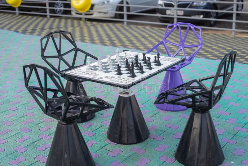 A Chess Board with Chess Pieces. Chess is an Interesting Board Logic ...