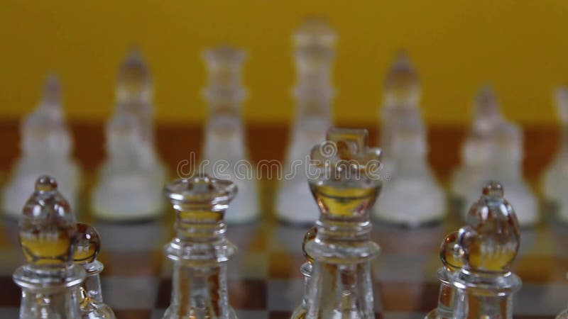 Chess Board Setup with Change of Focus Stock Video - Video of queen ...