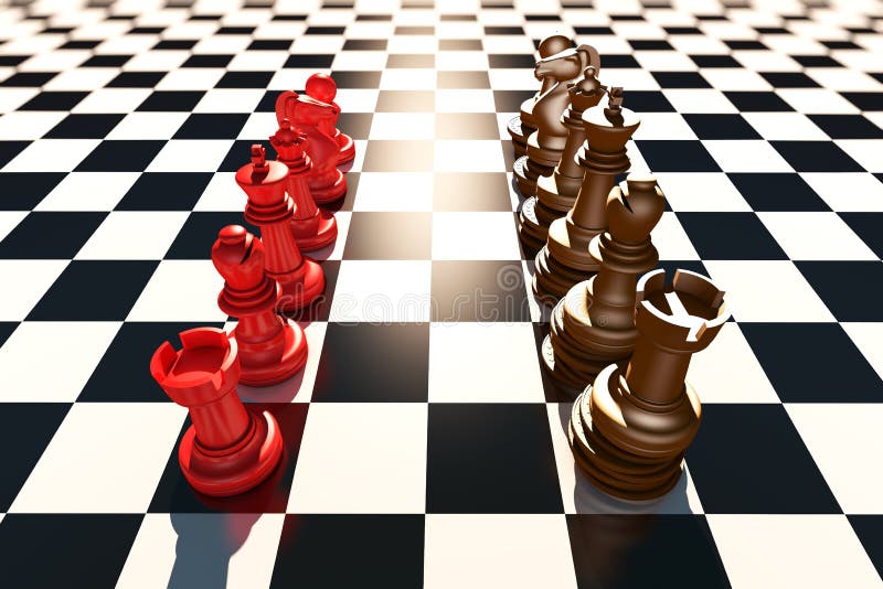 Different Colors of Chess, Competition and Confrontation between the ...