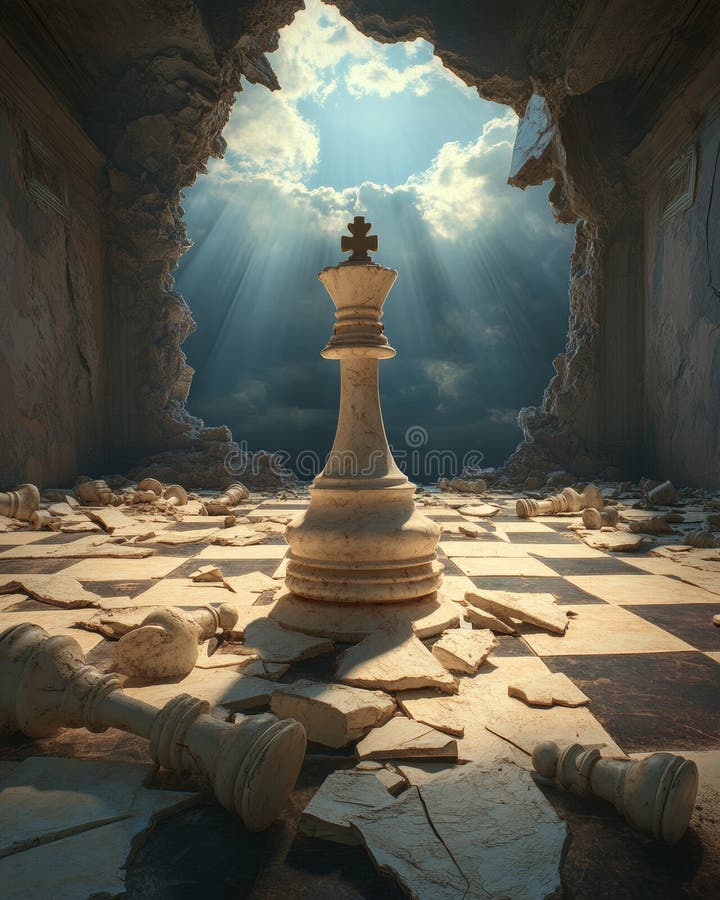 A Chess Board Symbolizes a Strategic and Creative Method of Managing ...