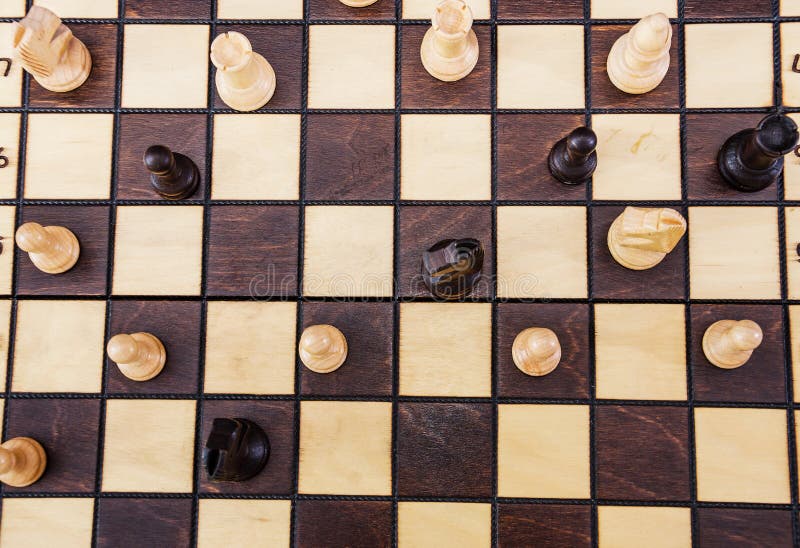 Chess board top view stock photo. Image of game, knight - 36948174
