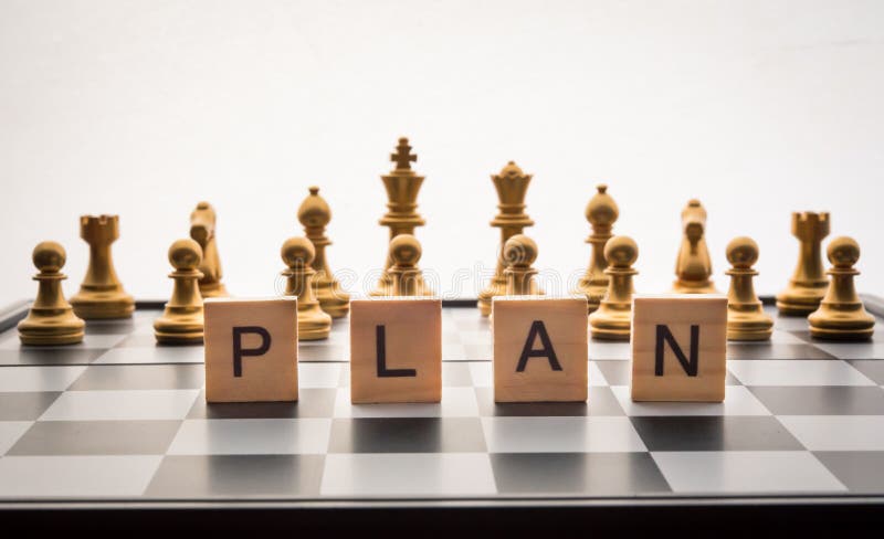 Chess board and the words stock photo. Image of knight - 117431978