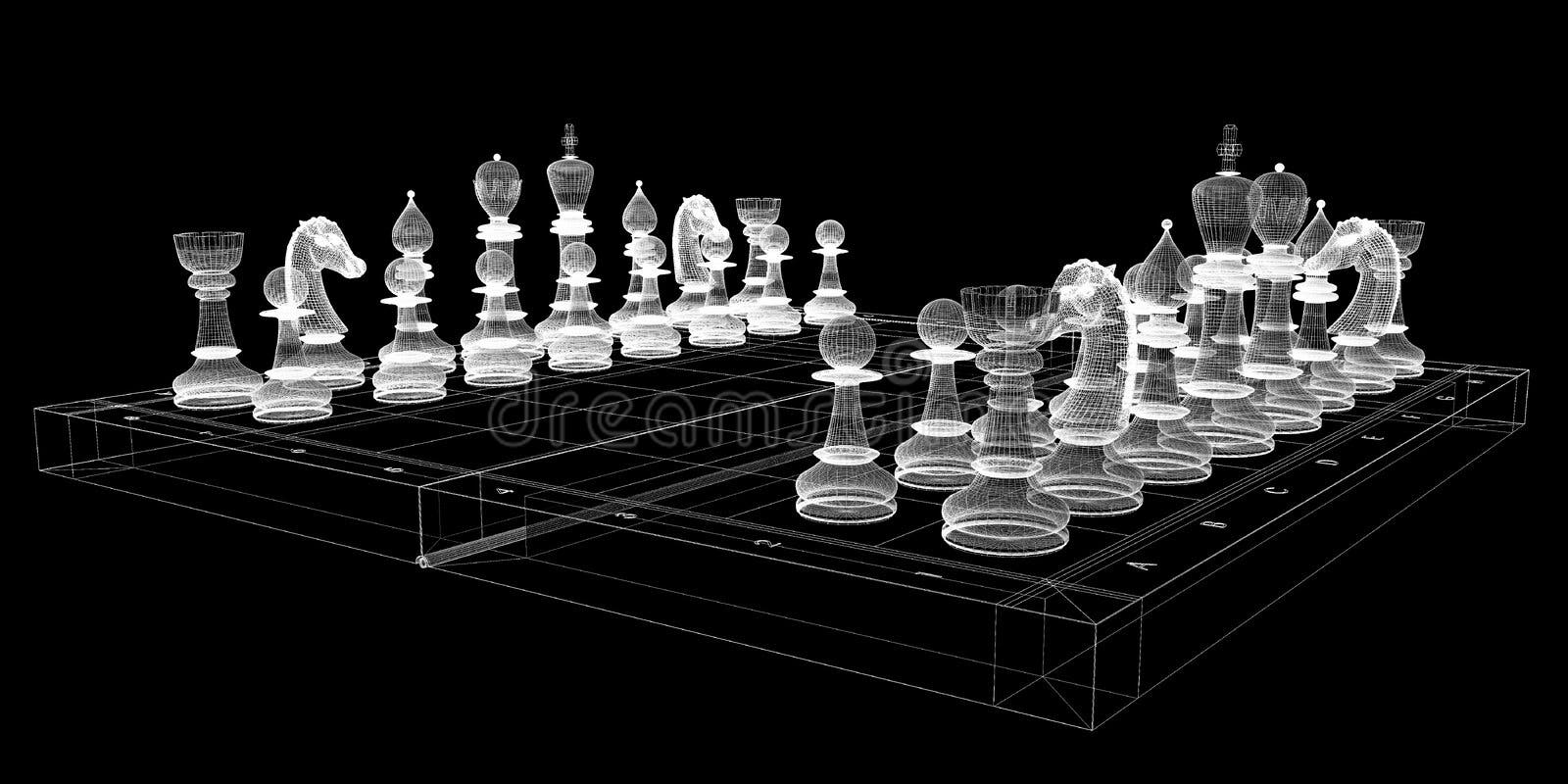 Chess body structure stock illustration. Illustration of objects - 68075622