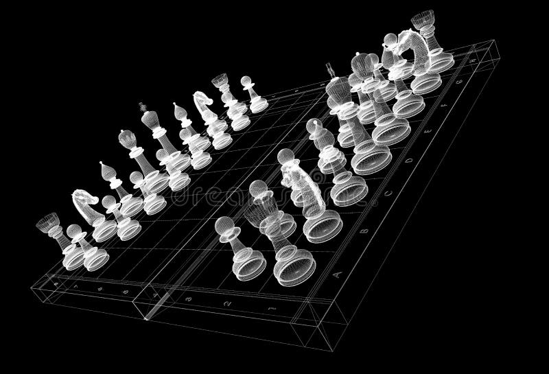 Chess body structure stock illustration. Illustration of horizontal ...