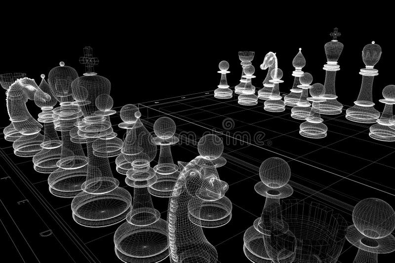 Chess body structure stock illustration. Illustration of focus - 67893365