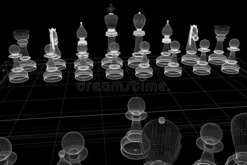 Chess body structure stock illustration. Illustration of copy - 67894406