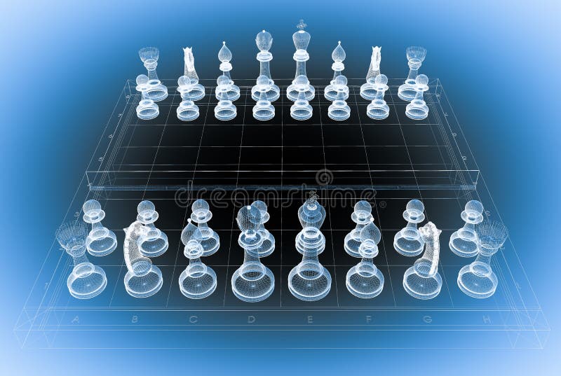 Chess body structure stock illustration. Illustration of material ...